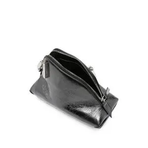 Attico Metallic Leather Tote Bag - Gray