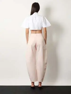 Alaïa Barrel Fit Denim Trousers