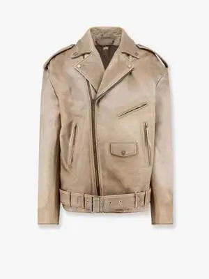 GOLDEN GOOSE Phoebe Over Leather Jacket - Multicolor