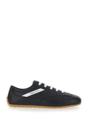 Alexander McQueen ALEXANDER MCQUEEN Leather Low Top Sneakers Multicolor
