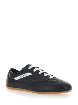 Alexander McQueen Leather Low Top Sneakers - Multicolor