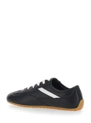Alexander McQueen Leather Low Top Sneakers - Multicolor