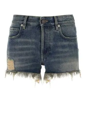 Balenciaga Denim Shorts - Blue