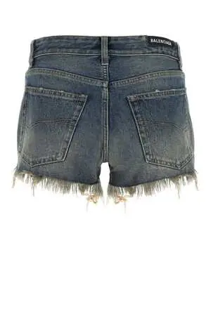 Balenciaga Denim Shorts