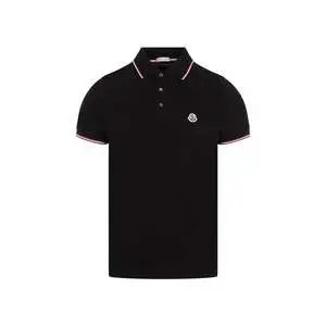 Moncler Ss Polo T-shirt - Black