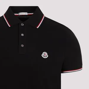 Moncler Ss Polo T-shirt - Black