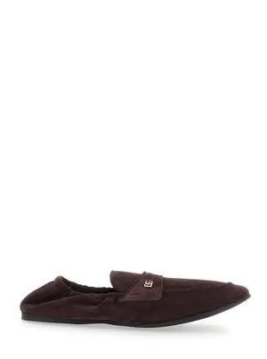 Dolce & Gabbana Ariosto Suede Loafers - Brown