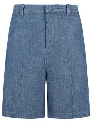 JIL SANDER Cotton Bermuda Shorts - Blue