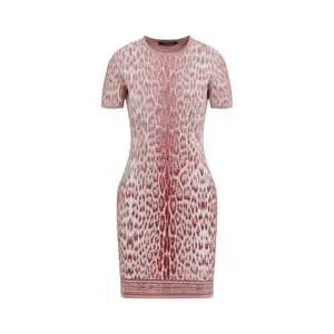 Roberto Cavalli Jaguar Print Dress