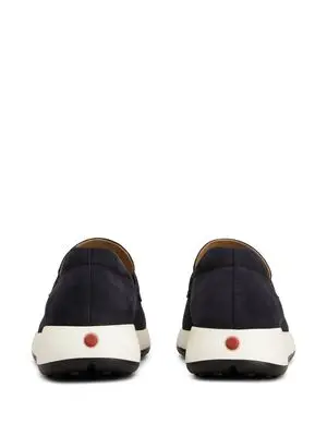TOD'S Red Dot Leather Loafers - Multicolor