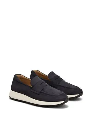 TOD'S Red Dot Leather Loafers - Multicolor