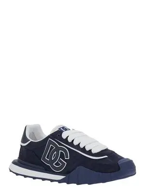 Dolce & Gabbana Suede And Tech Fabric Sneakers - Multicolor