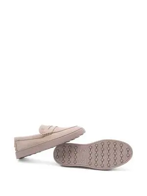 TOD'S Suede Leather Loafers - Multicolor