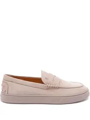 TOD'S Suede Leather Loafers - Multicolor