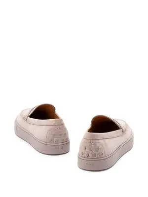 TOD'S Suede Leather Loafers - Multicolor