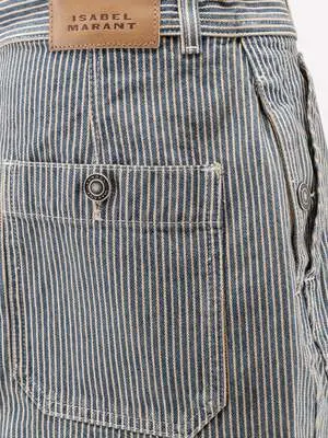 Isabel Marant Étoile Marant Estera Cotton Skirt With Striped Pattern
