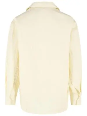 Séfr Wes' Ecru Cotton And Linen Shirt