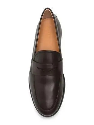 TOD'S Leather Gommino Loafers - Brown