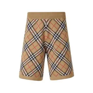 Burberry Neutrals Shorts Bermuda Shorts - Cream
