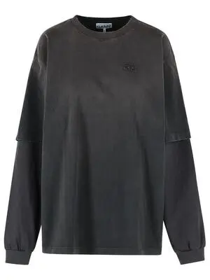 GANNI Cotton T-shirt