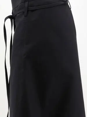 Bottega Veneta Compact Cotton Canvas Skirt - Multicolor