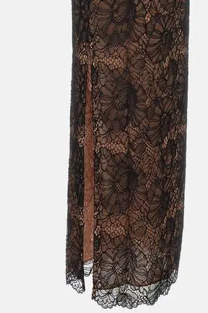 ROTATE BY BIRGER CHRISTENSEN Lace Halterneck Dress