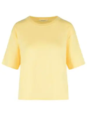 LISA YANG Cotton And Cashmere T-shirt - Yellow
