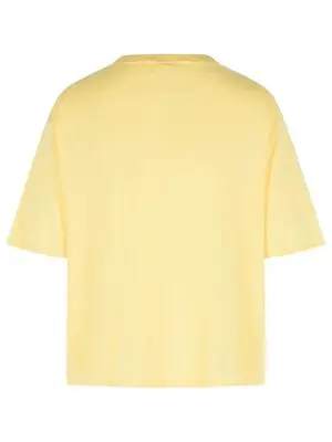LISA YANG Cotton And Cashmere T-shirt - Yellow