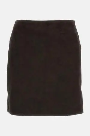 ROTATE BY BIRGER CHRISTENSEN Suede Mini Skirt