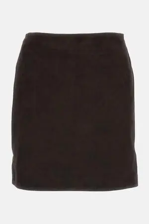 ROTATE BY BIRGER CHRISTENSEN Suede Mini Skirt - Multicolor