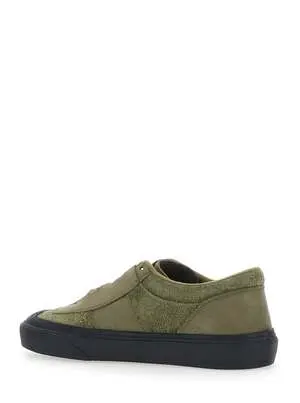 Stone Island Suede Low Top Sneakers - Green