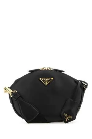 Prada Leather Crossbody Bag - Black