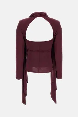 ROTATE BY BIRGER CHRISTENSEN Long-sleeved Scarf Top