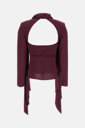 ROTATE BY BIRGER CHRISTENSEN Long-sleeved Scarf Top - Multicolor