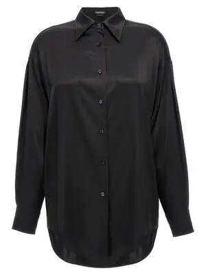 TOM FORD Silk Shirt - Black