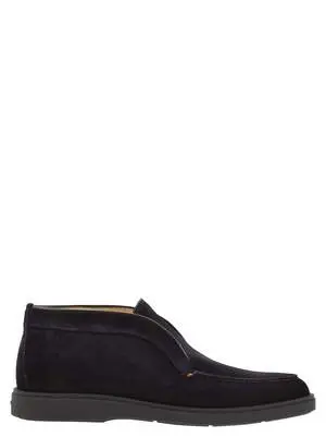 SANTONI Santoni Men Suede Leather Desert Boot