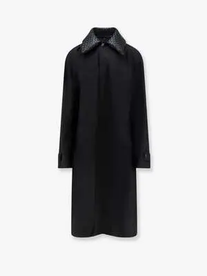 Bottega Veneta Wool And Silk Coat - Multicolor