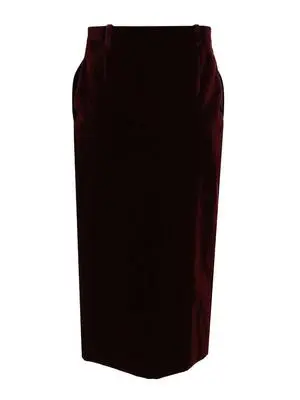 Saint Laurent Wrap Midi Skirt