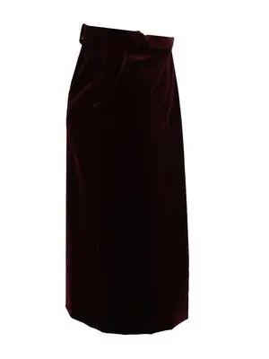 Saint Laurent Wrap Midi Skirt