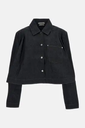 JW Anderson Flare Hem Denim Shirt - Multicolor