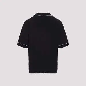Casablanca Towelling Monogram Shirt - Black