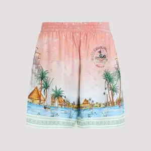Casablanca Ethereal Silk Shorts
