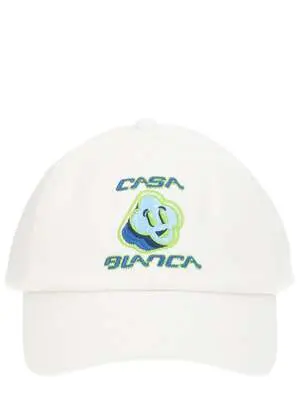 Casablanca Logo Baseball Cap - White