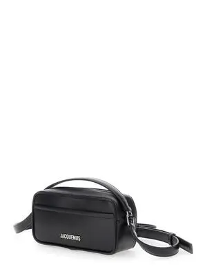 Jacquemus Crossbody Bag Le Baneto With Elegant Design In Black Leather For - Multicolor