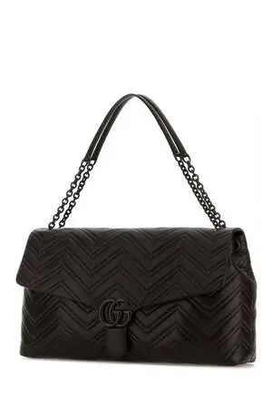 Gucci Calf Skin Varnish Plexiglass Shoulder Bag