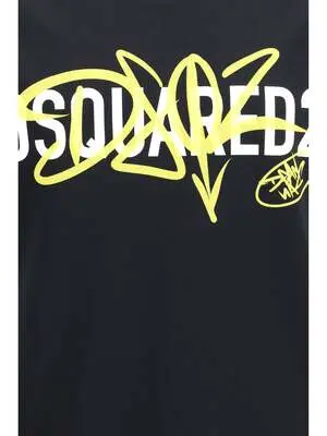 Dsquared2 Cotton Printed T-shirt