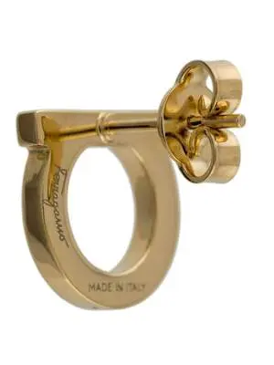 FERRAGAMO Gancini Crystals Earrings L