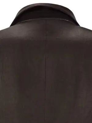 Brunello Cucinelli Shiny Linen Twill Jacket