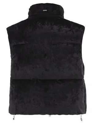 Herno Velvet-effect Padded Gilet