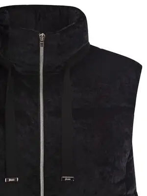 Herno Velvet-effect Padded Gilet